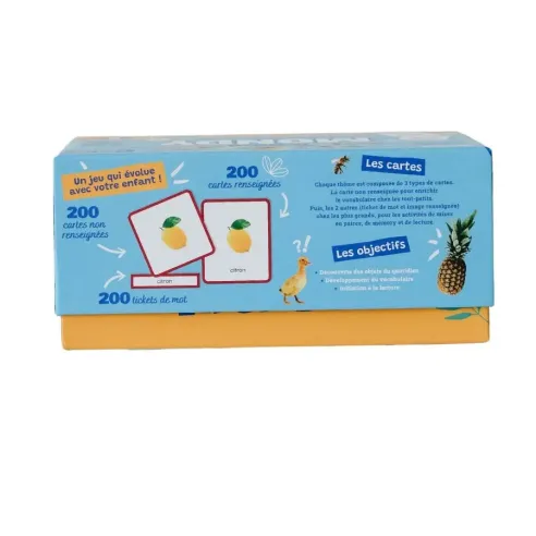 Coffret complet cartes de nomenclature Montessori : Giga Mondy